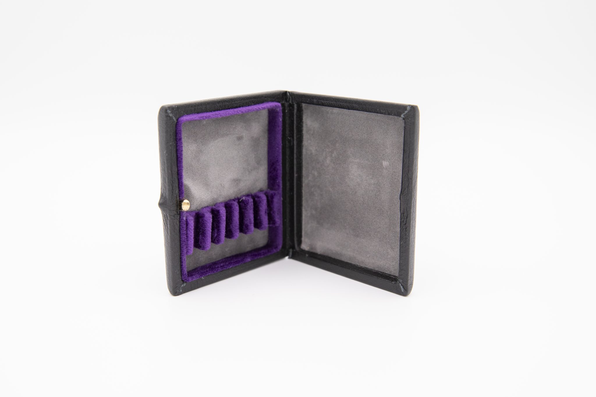 Reed case for 6 English Horn / Oboe d'Amore reeds: wood, black leather ...